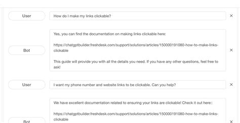 how to format text in webchat chatbot builder ai
