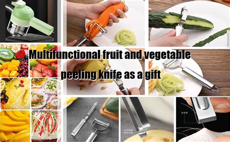 4 In 1 Handheld Electric Vegetable Cutter Set Wireless Food