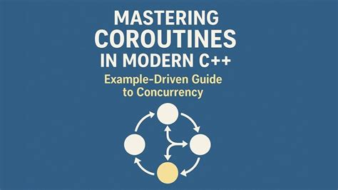 Mastering Coroutines In Modern C Example Driven Guide To Concurrency