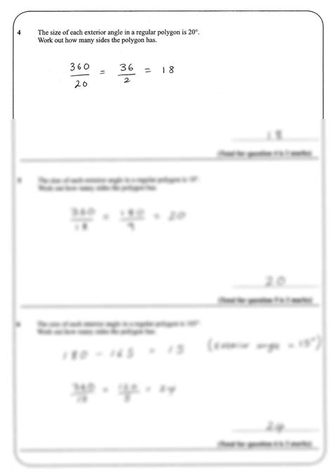 SOLUTION Gcse 9 1 Angles In Polygons Recap Studypool