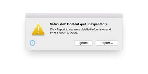 Mac Safari Web Content Quit Unexpectedly Error Fix Appletoolbox