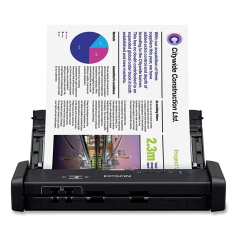 Epson® Ds 320 Portable Duplex Document Scanner 1200 Dpi Optical Resolution 20 Sheet Duplex At Osi