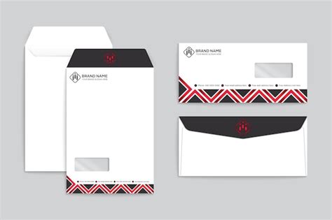 Premium Vector Abstract Envelope Design