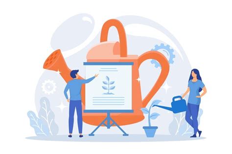 Premium Vector Bio Fertilizer Testing Growing Sprout Gardening Course Horticulture Industry