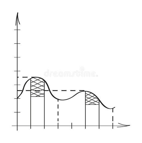 Chart Graph Vector In Doodle Style Approximation Statistics Financial Chart Stock Vector