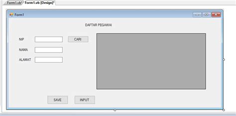 Tutorial Button Cari Untuk Visual Basic Dengan Visual Studio Bela