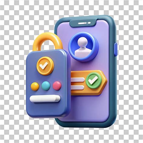 3d Phone And Account Login And Password Form Page User Authorization Sign In To Account