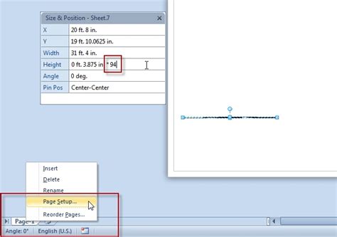 Visios Drawing Scale Properties