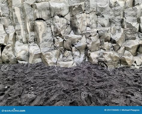 Basalt Structures Background Stock Image 251520337