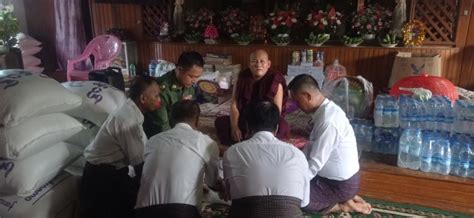 နေပြည်တော်ကောင်စီအဖွဲ့ဝင် ဦးမင်းဦး ပုဗ္ဗသီရိမြို့နယ်အတွင်းရှိ ရေဘေးရ