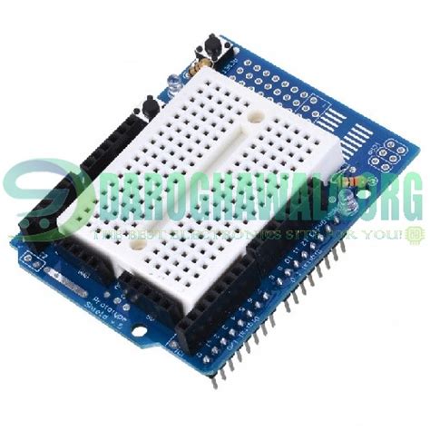 Arduino Uno Proto Shield With Syb 170 Mini Breadboard In Pakistan
