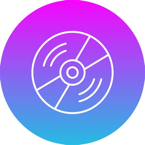 Compact disc Generic gradient fill icon
