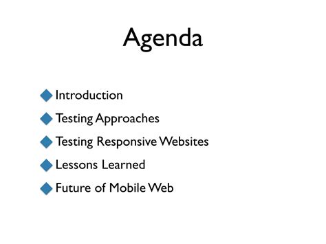 Strategies For Mobile Web Application Testing Pdf Web Development