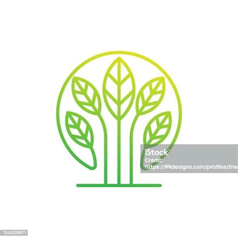 잎 로고 디자인 벡터 일러스트 자연 농업 및 농장 사업을위한 창조적 인 디자인 개념의 추상 잎 로고 벡터 트리 리프 로고 아이콘 기호 및 기호 벡터 디자인 일러스트레이션