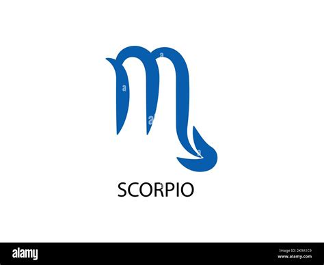 Scorpio Symbol Of The Horoscope Zodiac Sign Vector Illustration Of