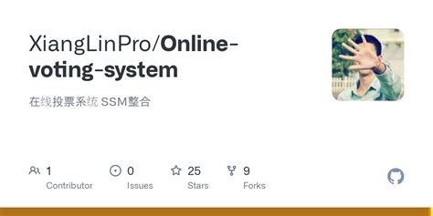 Online Voting System在线投票系统ssm Crudsrcmainwebappindexjsp At Master · Xianglinproonline
