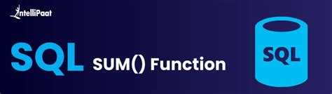 Sql Sum Function Overview Syntax And Examples