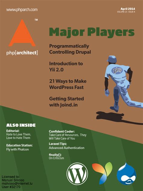 Phparchitect 2014 04 Pdf Php Software Engineering