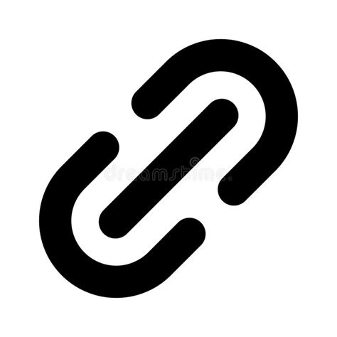 Interlocking Chain Links Connection Unity And Digital Linking Concept Stock Illustration