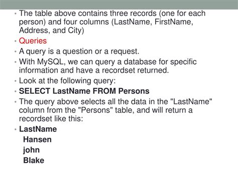 Ppt Php Mysql Introduction Powerpoint Presentation Free Download