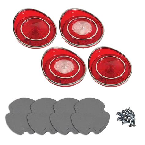 Ca Ecklers Tail Light And Back Up Lens Kit With Gaskets And Screws