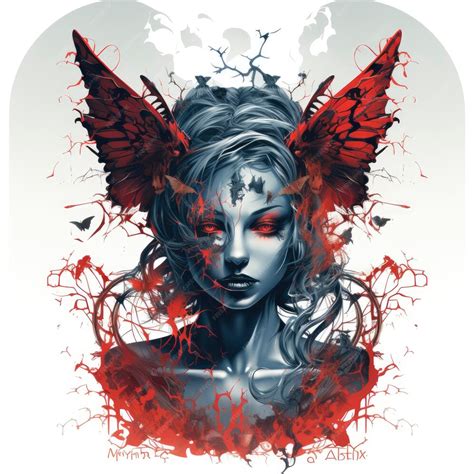 Premium Photo Scray Tshirt Designcartoon 3d Isolated On White Background