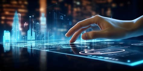 Premium Ai Image Networking Technology Cyberspace Transaction