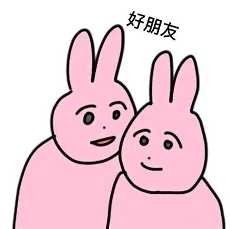 粉红兔子表情包 知乎