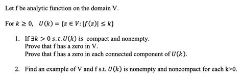 Solved This Is An Application Of Maximum Modulus Principle