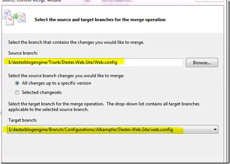 Managing Different Config File With Tfs Branching • Codewrecks