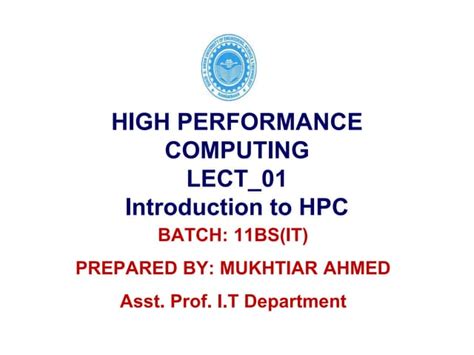 hpc 1 pptx