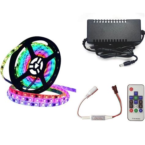 Ws2811 Argb Pixel Şerit Led 5m Rf Kontrol Devresi Adaptör Dora Led
