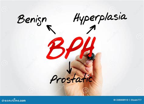 Bph Benign Prostatic Hyperplasia Symbol Medical And Bph Concept Bph