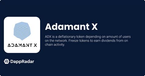 Adamant X Defi Overview Tvl Analysis Dappradar