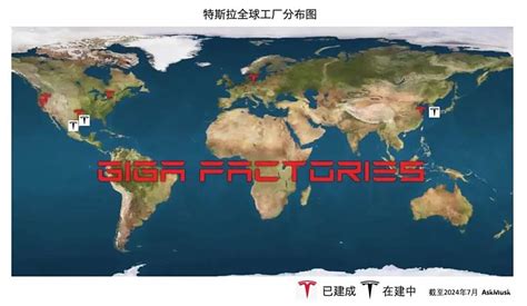 特斯拉在全球有多少座工厂？特斯拉超级工厂分工概览以及分布图。车家号发现车生活汽车之家