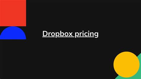 Dropbox Pricing Actual Prices For All Plans Enterprise Too