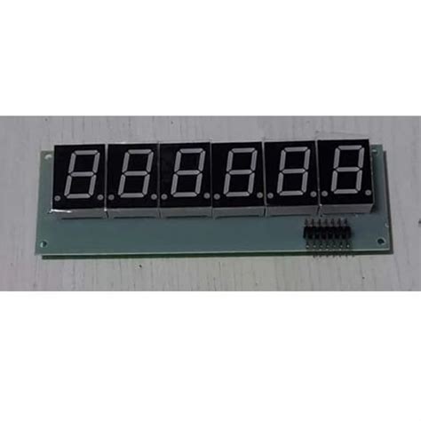 Rectangle Digit Seven Segment LED Display Resolution P Dimension X X Mm At