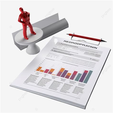 3d Employee Evaluation Assessment Form And Report Performance Review Concept 3d Illustration Of