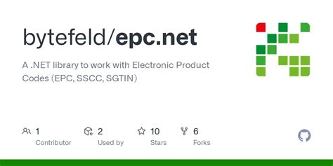 GitHub Bytefeld Epc Net A NET Library To Work With Electronic
