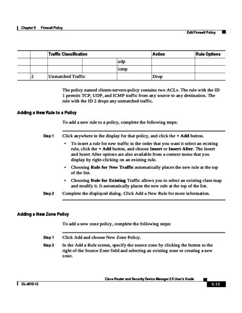 Firewall Policy Sample Free Download