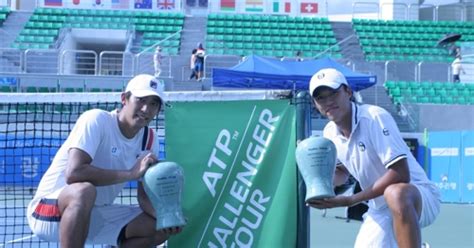 남지성·송민규 광주오픈챌린저 테니스 남자복식 우승