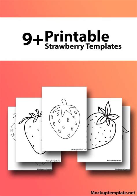 Free Printable Strawberry Templates