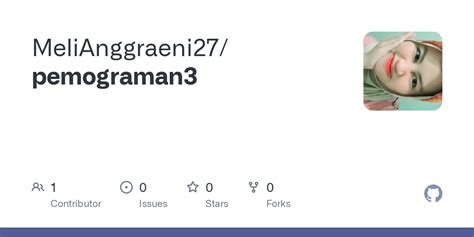 GitHub MeliAnggraeni27 Pemograman3