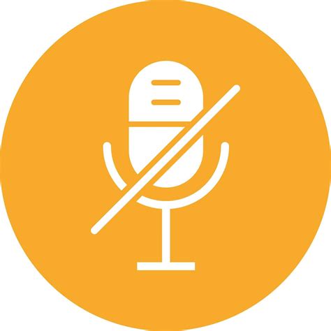Microphone Disable Vector Icon Design Illustration Vector Art At Vecteezy