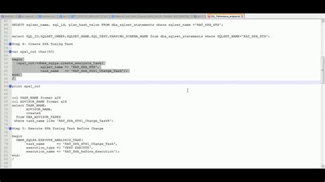 Oracle Sql Performance Analyzer Youtube