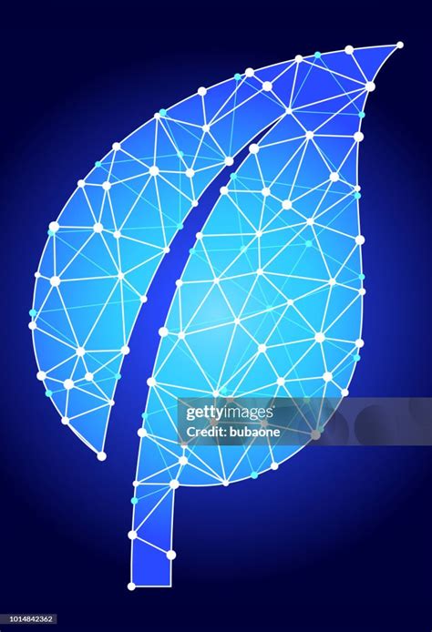 Leaf Blue Triangle Node Vector Pattern High Res Vector Graphic Getty