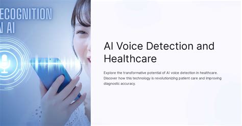 Ai Voice Detection And Healthcare