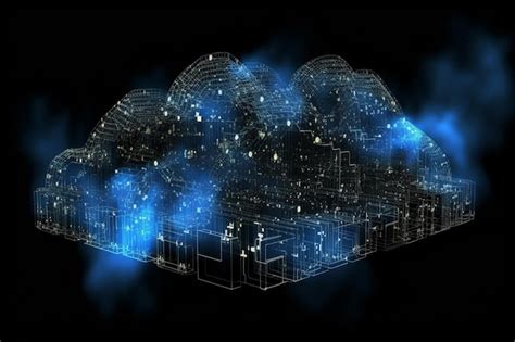 Premium Ai Image Digital Technology Background Image With Connection Lines And Dots 3d Rendering