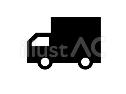 トラック 白黒イラストイラスト No 24214722｜無料イラスト・フリー素材なら「イラストac」