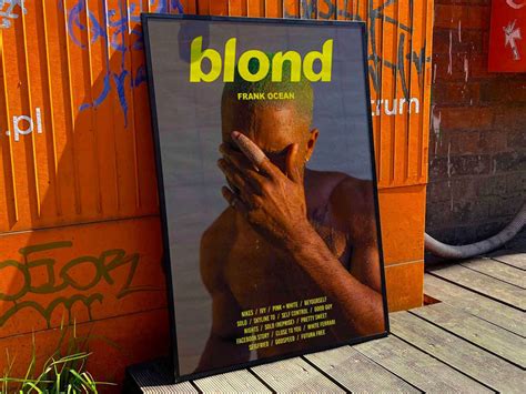Frank Ocean Blonde Album Cover Poster